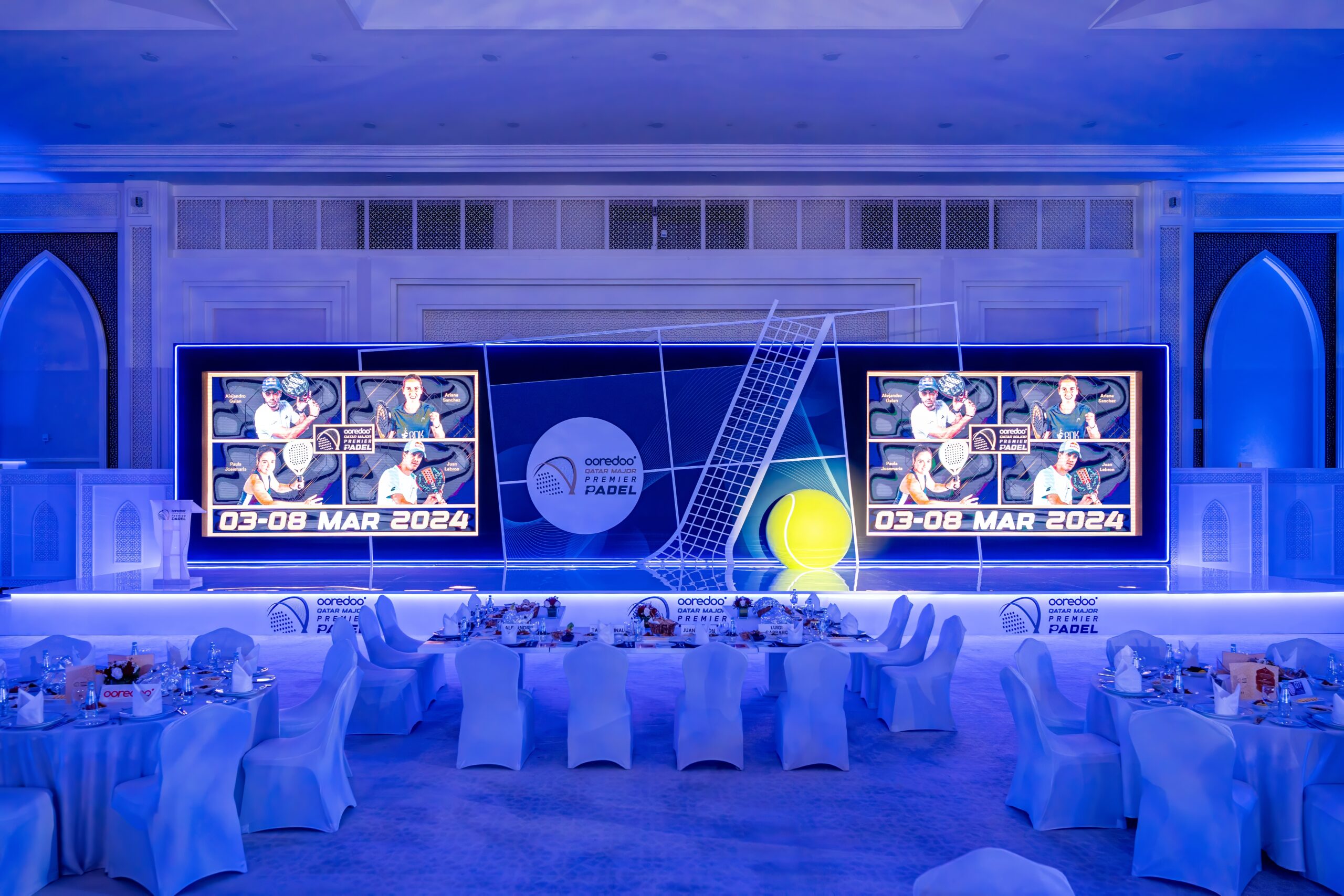 Ooredoo Qatar Major Premier Padel Tournament 2024 Gala Dinner | The ...
